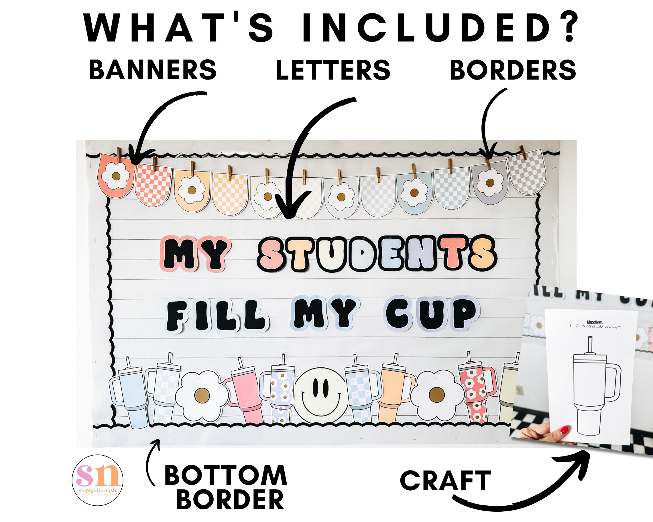 Bulletin Board Idea for the Classroom | My Students Fill My Cup ...