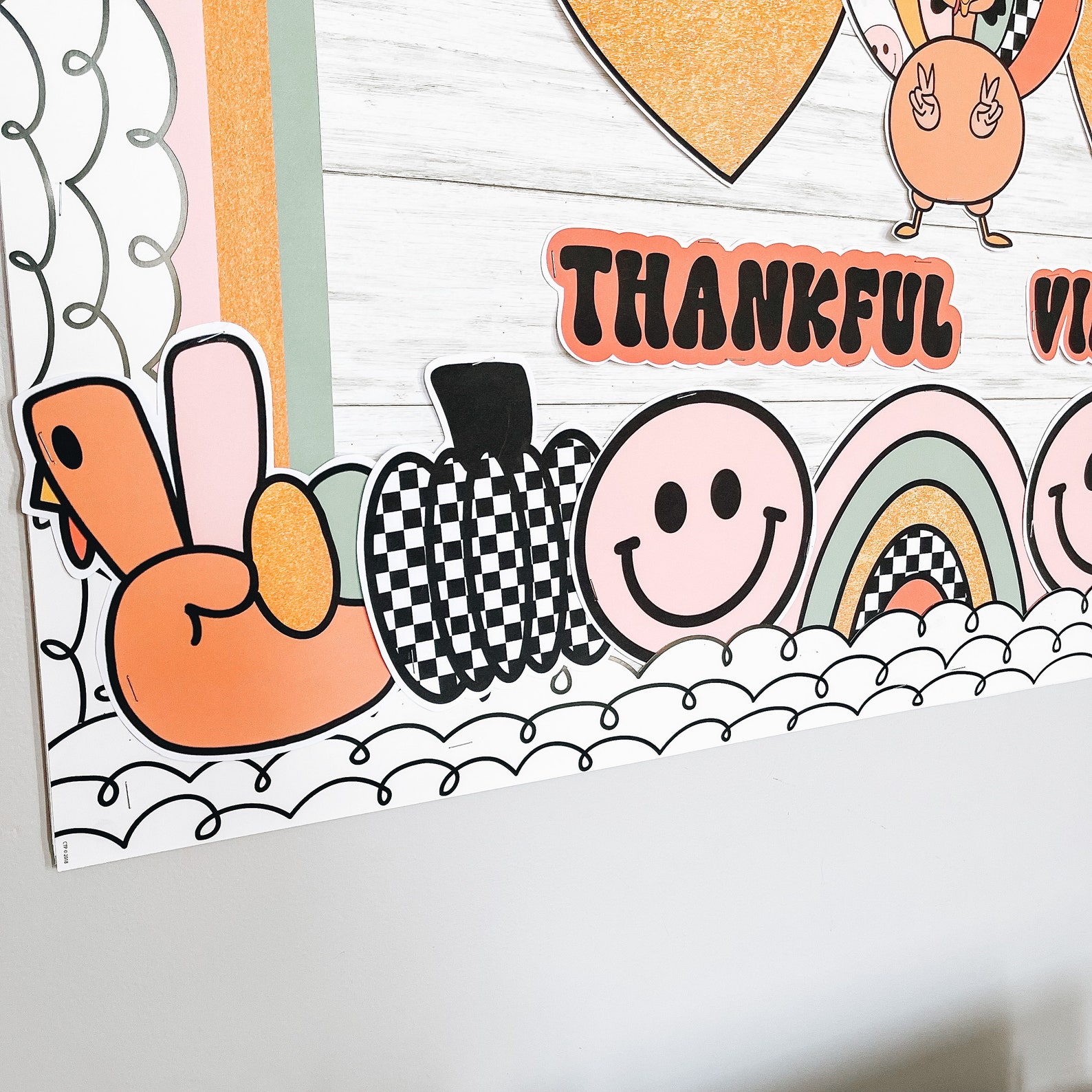 Thanksgiving Bulletin Board Kit November Bulletin Board - Etsy