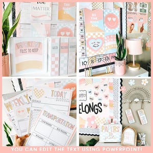 Calm Pastel Classroom Decor Bundle Editable | Ultimate Mega Classroom ...
