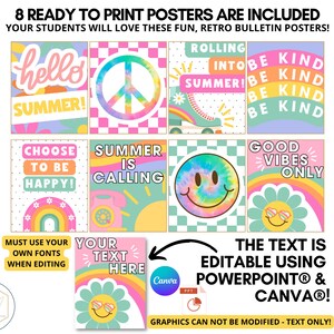 Summer Bulletin Board Kit | End of the Year Classroom Posters - Etsy