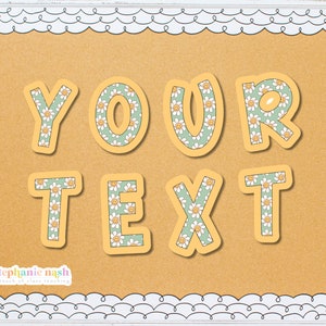 Bulletin Board Letters | Retro Bulletin Board Letters | Bulletin Board ...