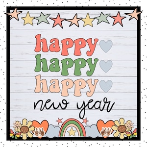 New Years Bulletin Board | Bulletin Board With Students' Photos | New ...