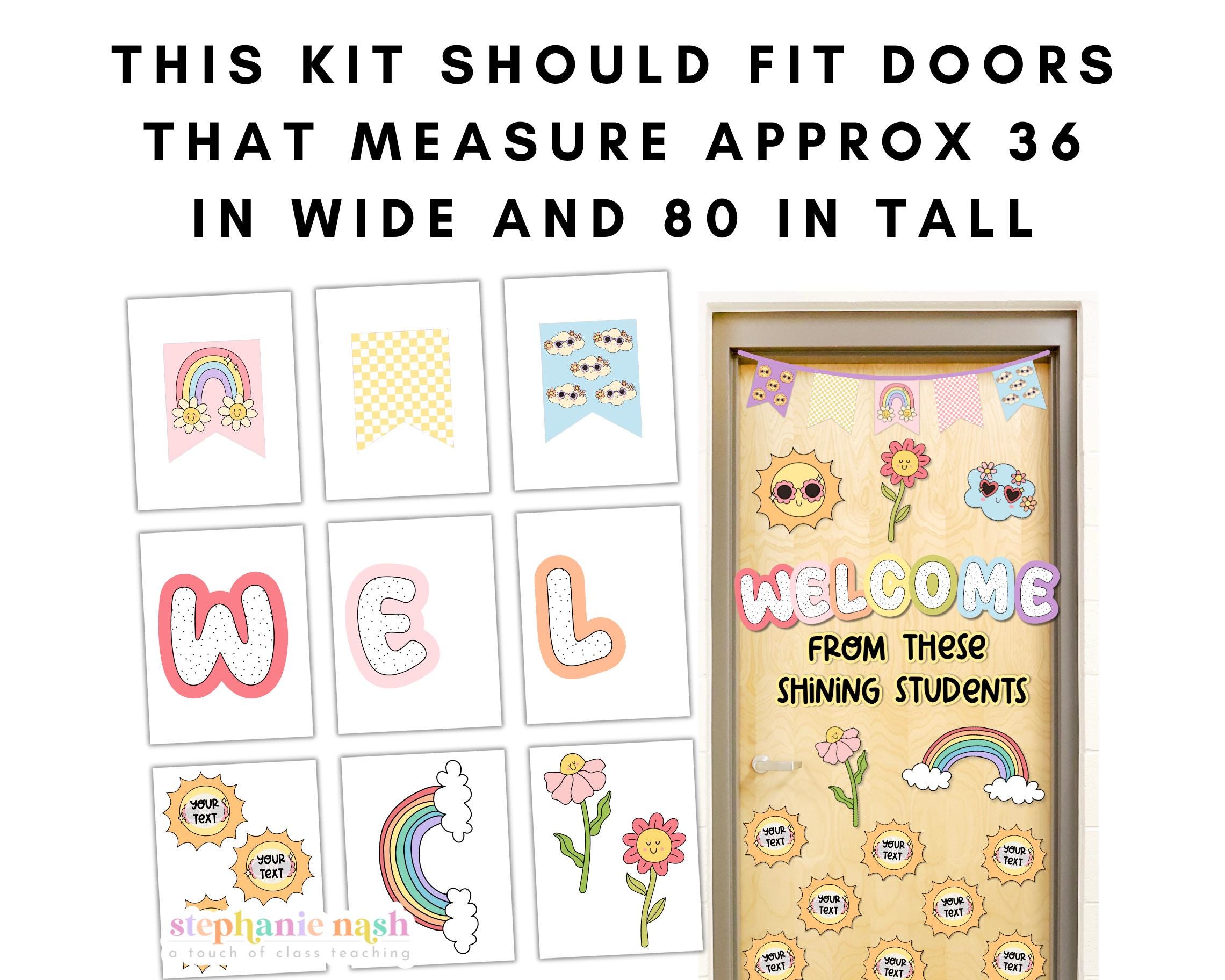 April Classroom Door Decor | Spring Door Decoration for Teachers - Etsy