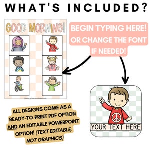 Calm Pastel Classroom Decor | Greeting Posters | Editable | *NEW - Etsy