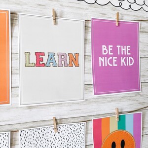Groovy & Bright Classroom Decor | Classroom Posters - Etsy