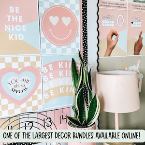 Calm Pastel Classroom Decor Bundle Editable | Ultimate Mega Classroom ...