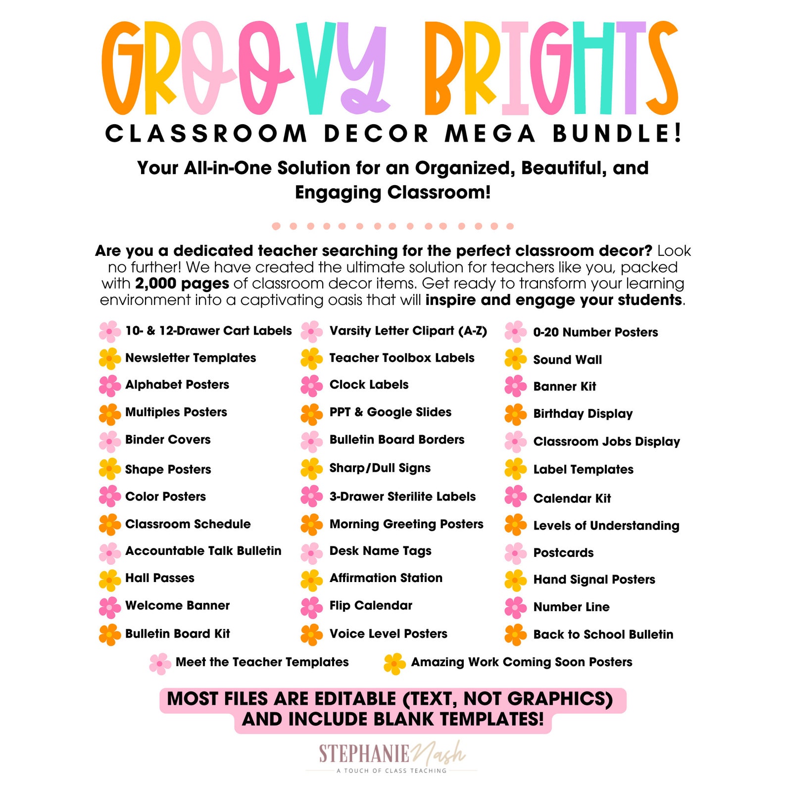 Stoney Clover Lane Inspired - Varsity Patch Letter Classroom Decor ...