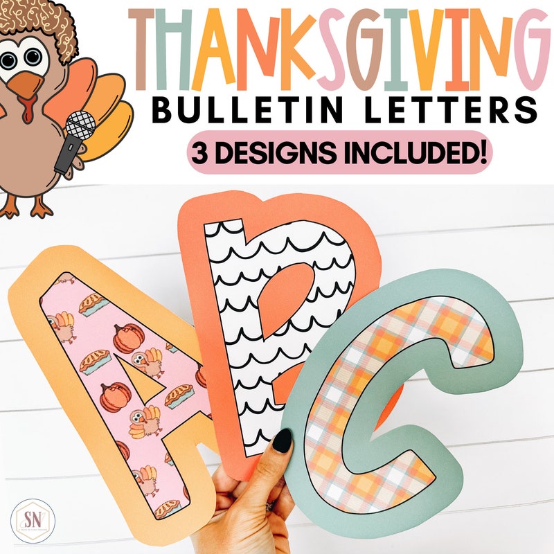 Thanksgiving Letters - Etsy