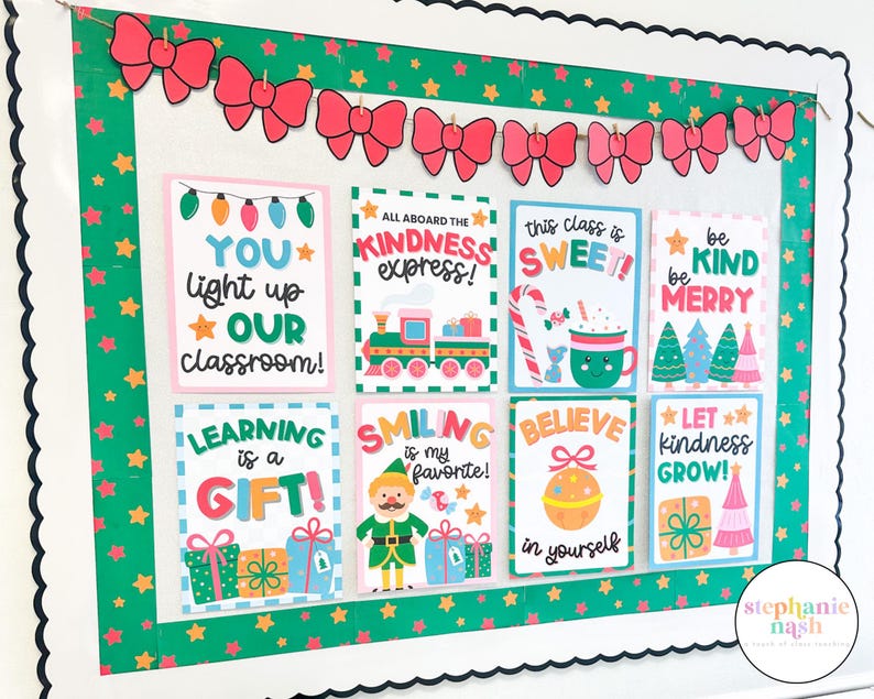 Christmas Bulletin Board | Editable | Classroom Posters | Holiday ...