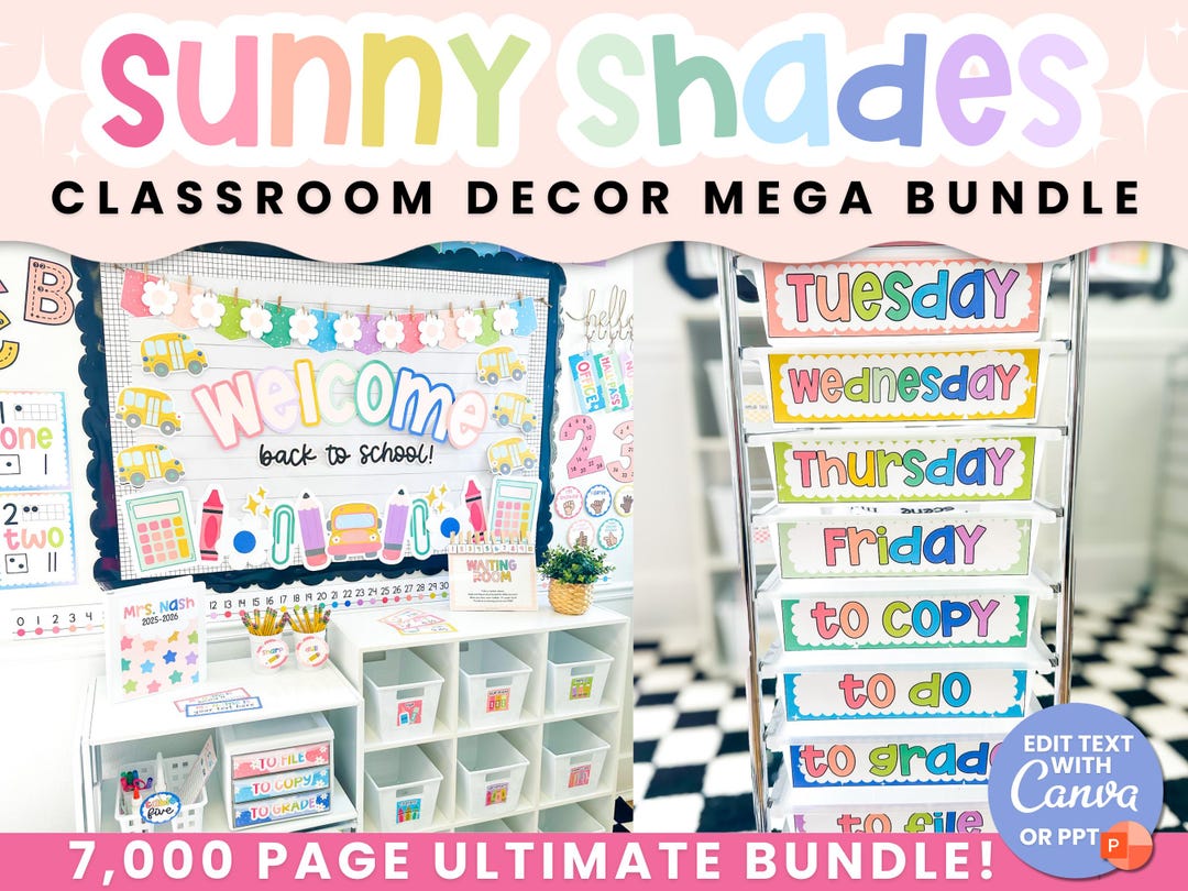 Classroom Decor Bundle | Classroom Decor Theme | Classroom Decor Ideas ...