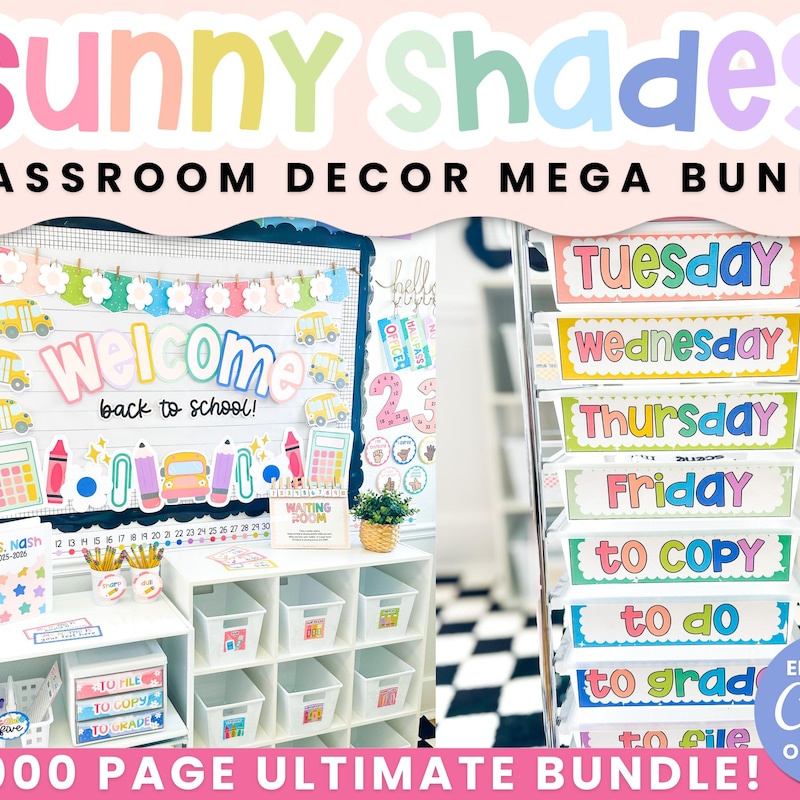 Classroom Decor Bundle - Etsy