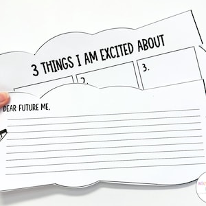 2025 New Years Craft + New Year Writing Activity | New Years Resolution ...
