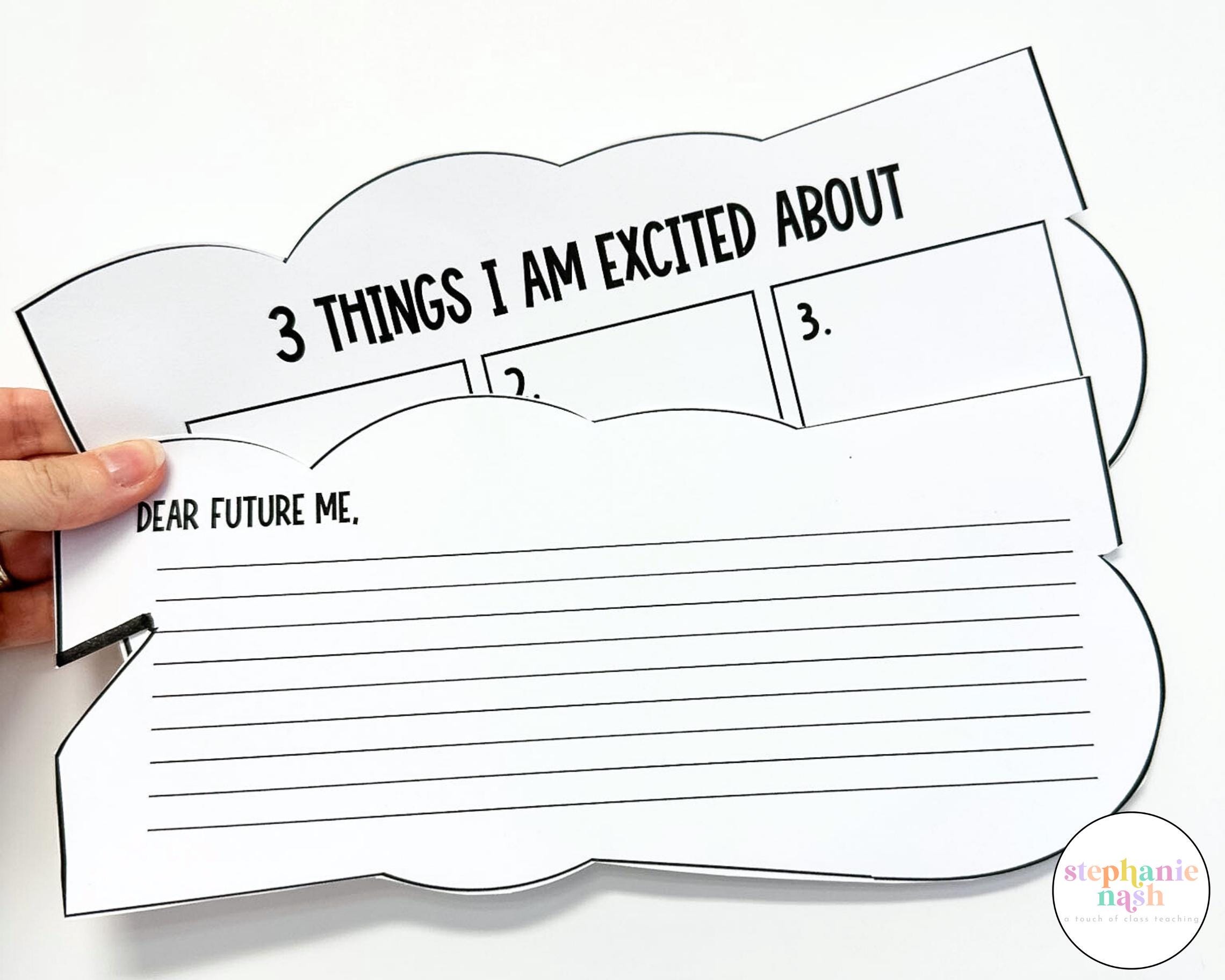 2025 New Years Craft + New Year Writing Activity | New Years Resolution ...