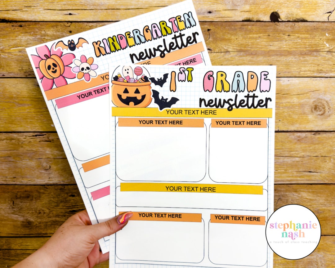 Halloween Newsletters | Halloween Classroom Newsletters | Newsletter ...