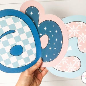 Bulletin Board Letters | Winter Bulletin Board Letters | January ...