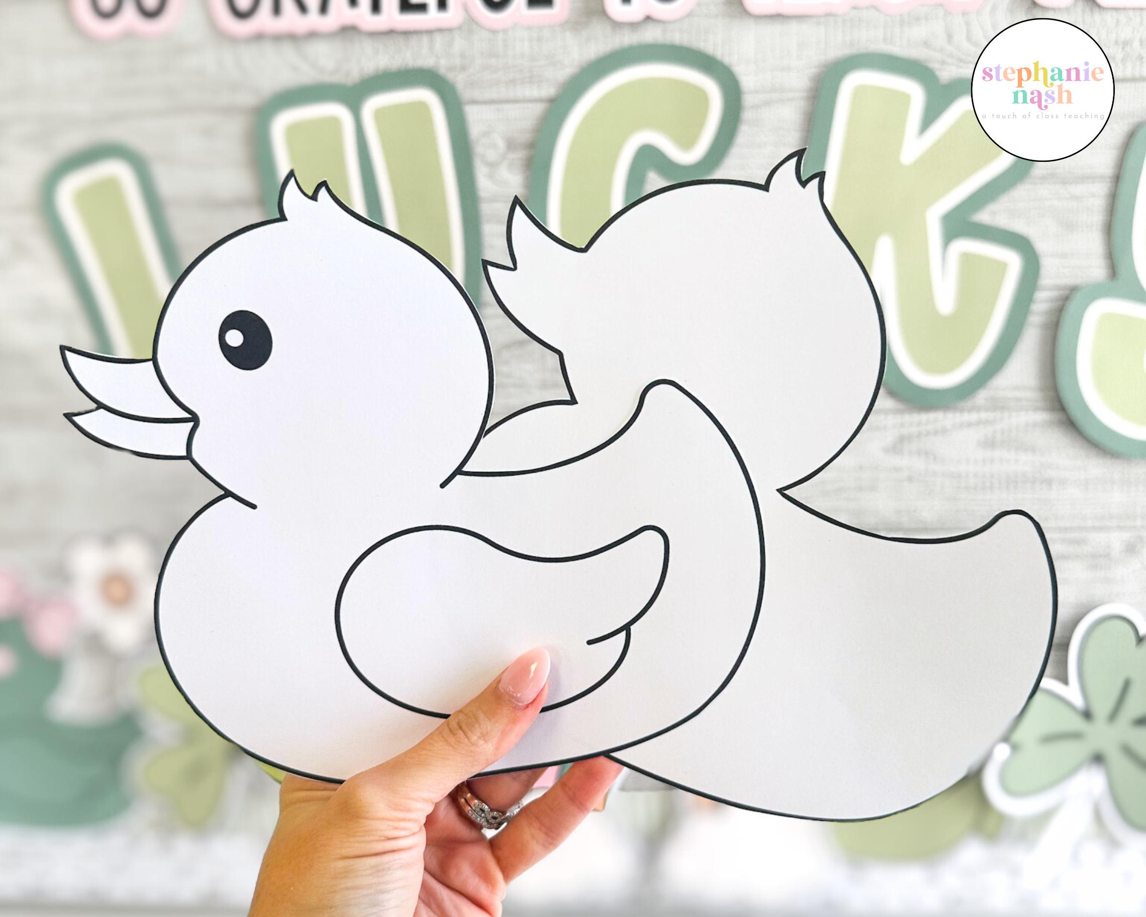 St. Patrick's Day Bulletin Board | Lucky Duck Classroom Decor for March ...