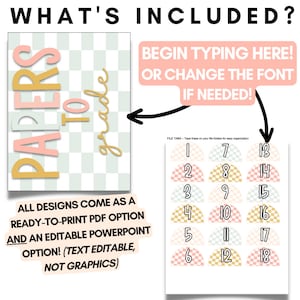 Calm Pastel Classroom Decor | Labels Templates | Editable | *NEW - Etsy