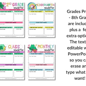 March Newsletters | St. Patrick's Day Newsletter | March Newsletter ...