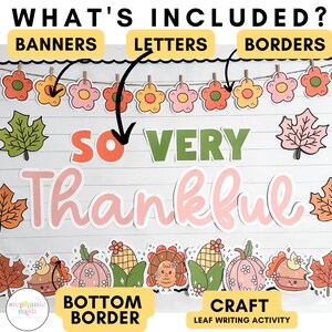 Thanksgiving Bulletin Board | November Bulletin Board With Student ...