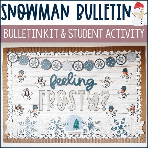 Winter Wonderland Holiday Bulletin Board Kit - Etsy