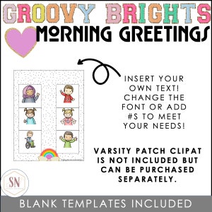 Groovy Classroom Decor | Morning Greeting Posters - Etsy