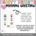 Groovy Classroom Decor Morning Greeting Posters - Etsy
