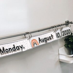 Boho Rainbow Flip Calendar - Etsy