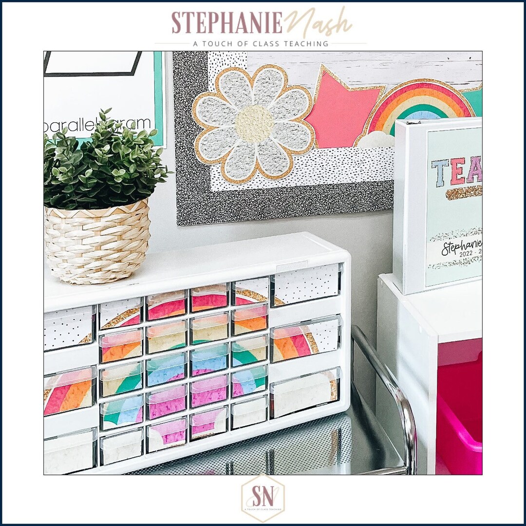 Groovy Classroom Decor | Teacher Toolbox Labels - Etsy