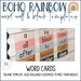 Boho Rainbow Word Wall Kit - Etsy