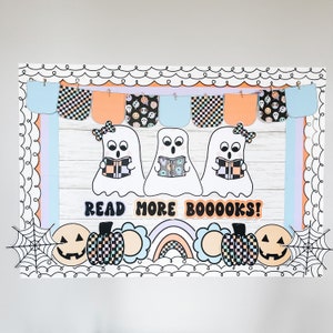 Halloween Bulletin Board Kit | October Bulletin Board Kit - Etsy