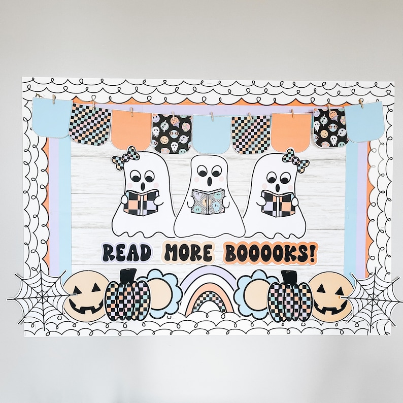 Halloween Bulletin Board Kit | October Bulletin Board Kit - Etsy