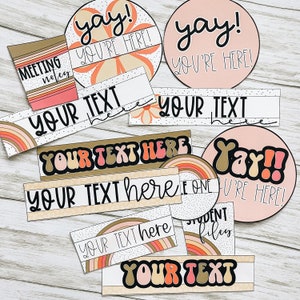 Retro Classroom Decor | Bundle - Etsy