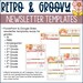 Retro Classroom Newsletter Templates - Etsy