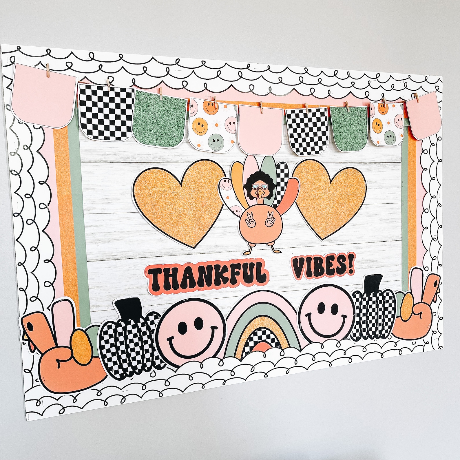Thanksgiving Bulletin Board Kit November Bulletin Board - Etsy