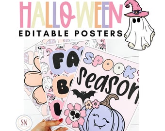 Halloween Bulletin Board Kit Trendy Halloween Bulletin Board - Etsy