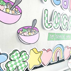 March Bulletin Boards | St. Patrick's Day Bulletin Board | Shamrock ...