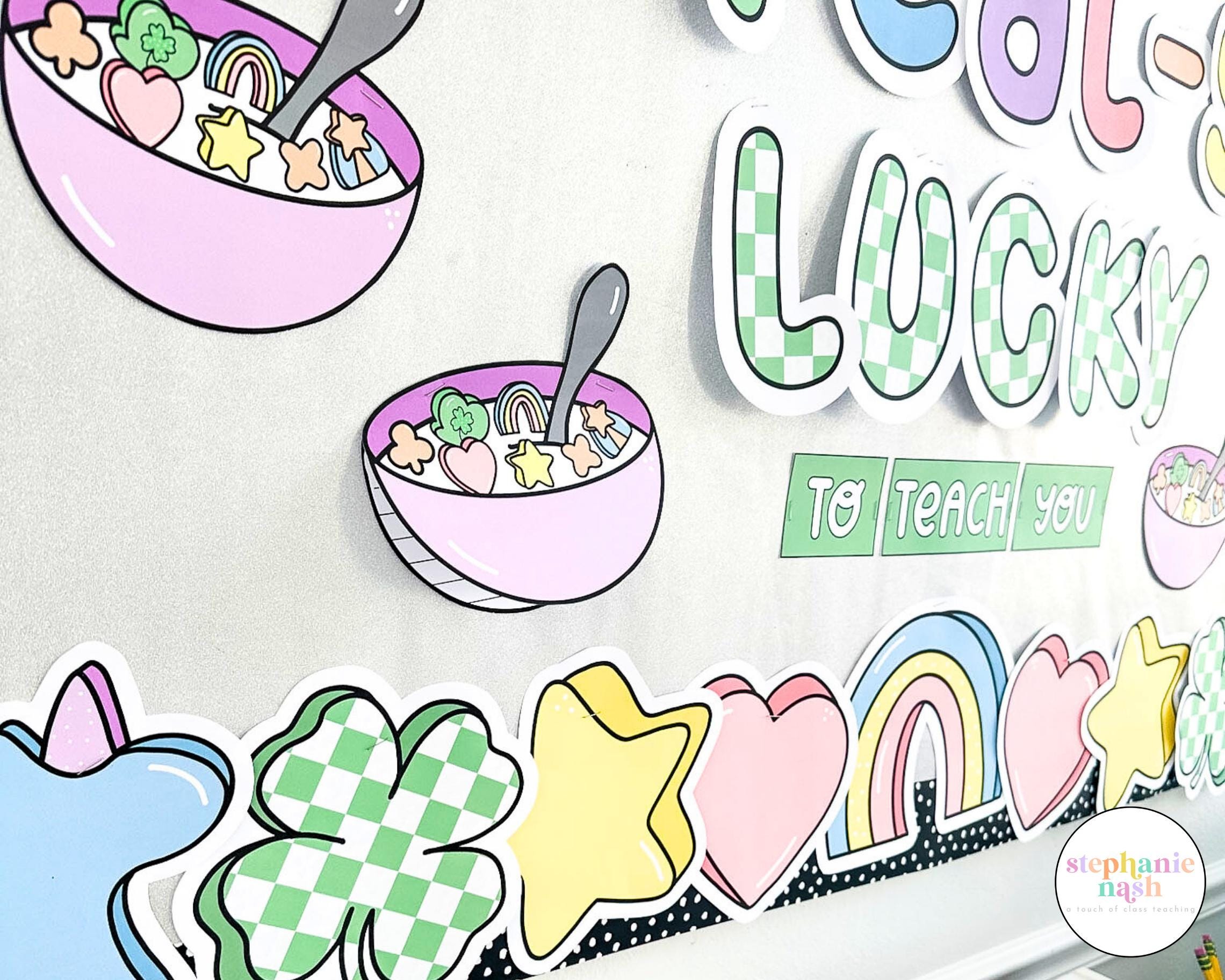 March Bulletin Boards | St. Patrick's Day Bulletin Board | Shamrock ...