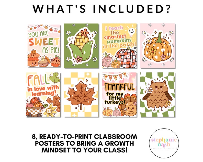 Thanksgiving Bulletin Board Posters | Editable | Classroom Posters ...