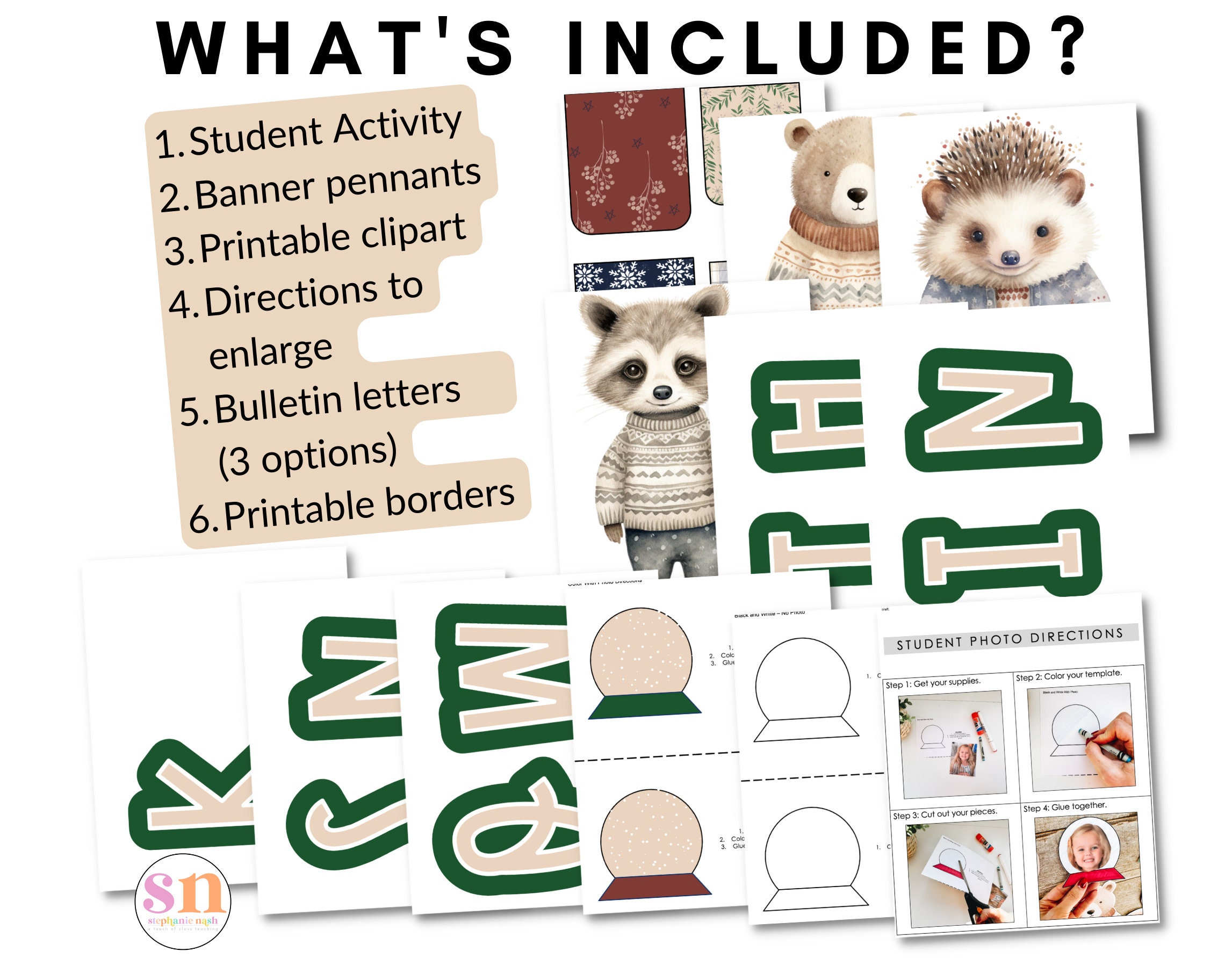 Winter Bulletin Board | January Bulletin Board With Student Photos ...
