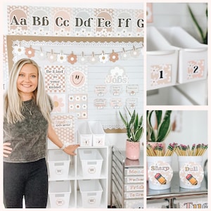 Boho Classroom Decor Bundle | Daisy Classroom Theme | Pastel Classroom ...