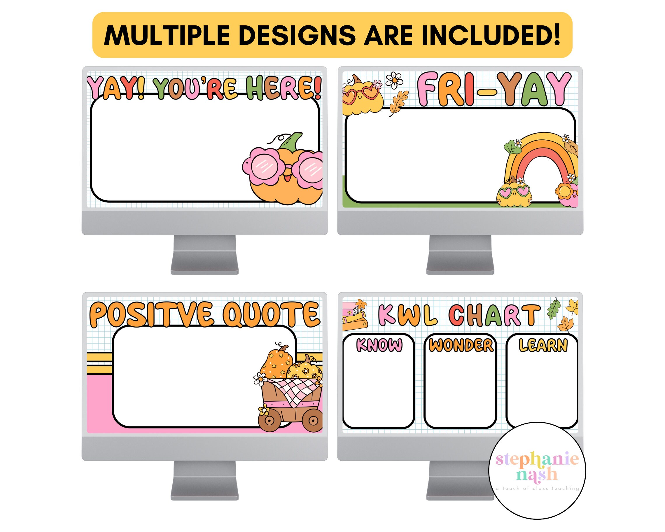 Fall Morning Slides Editable | September Morning Slides | Daily Morning ...
