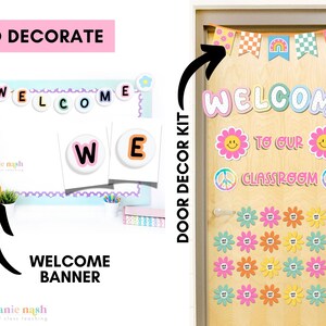 Bright Classroom Decor Bundle | Retro Classroom Decor | Groovy ...