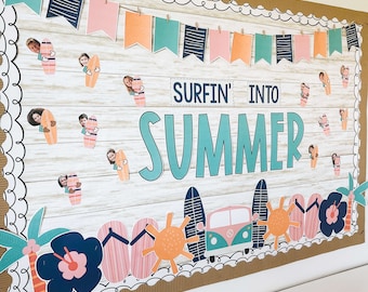 ABC Countdown to Summer Bulletin Board Alphabet Countdown Pennants End ...