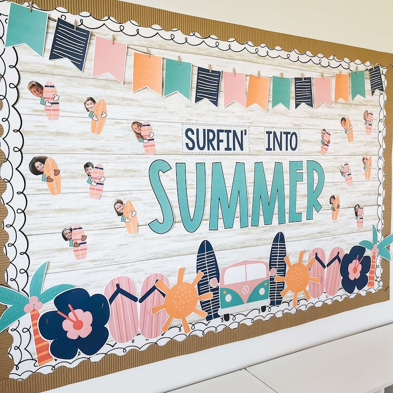 Summer End of the Year Bulletin Board Kit - Etsy