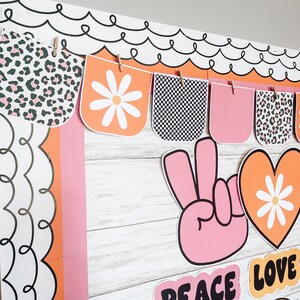Fall Bulletin Board Kit | Transform Your Space W/ This Groovy Bulletin ...