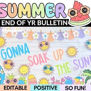 End of the Year Bulletin Board | May Bulletin | End of the Year Craft ...