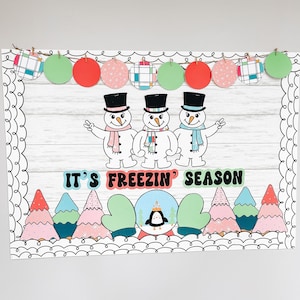 Winter Bulletin Board | Snowman Bulletin Board | Bulletin Board Ideas ...