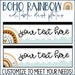 Boho Rainbow Desk Plates - Etsy