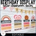 Retro Classroom Decor Birthday Display - Etsy