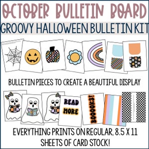 Halloween Bulletin Board Kit | October Bulletin Board Kit - Etsy